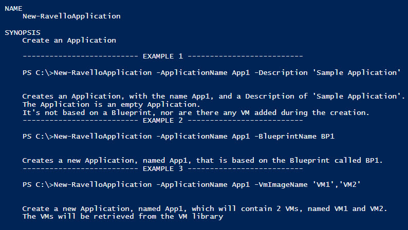 Ravello Powershell Module V11 Lucd Notes